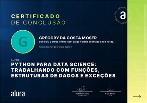 Gregory Moser On Linkedin Gregory Da Costa Moser Curso Python Para