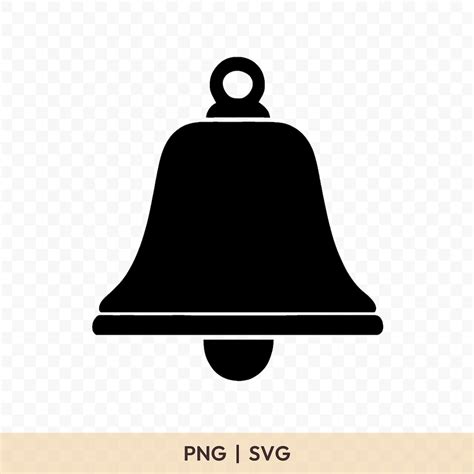 Bell Silhouettesvg Bell Cut File Bell Png Bell Silhouette Bell