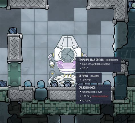 Temporal Tear Opener Line Of Sight Obstructed Error How To Fix R Oxygennotincluded
