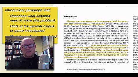 How To Write Up A Discourse Analysis Youtube