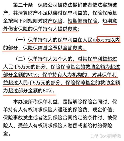 保险公司破产后我的保单咋办，新《保险保障基金管理办法》告诉你 知乎