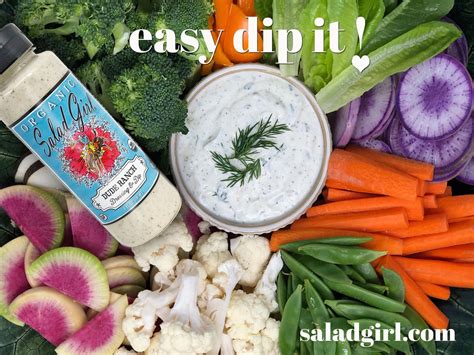 Dippers Delight The Salad Girl Fresh Organic Salad Dressing Company