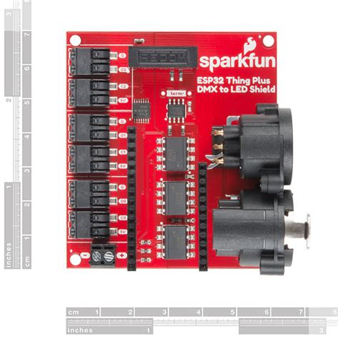 Sparkfun Esp32 Thing Plus Shield Dmx La Led