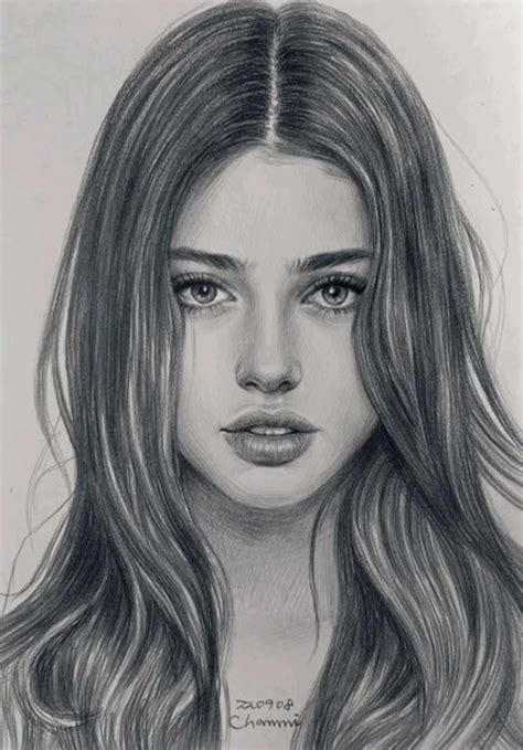 Learn How To Draw A Face Portrait Drawing Tutorial Easy Portrait Drawing Sketches Face Art