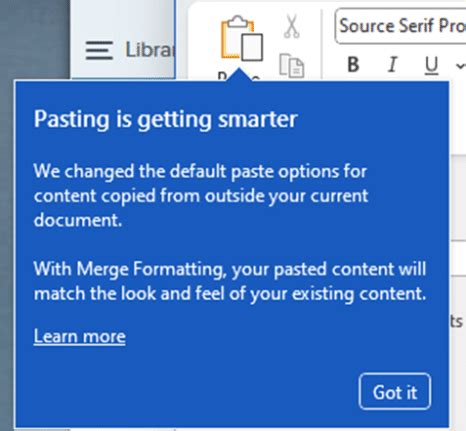 Word Changes Paste Text In Microsoft Word 365 What You Need To Know Office Watch