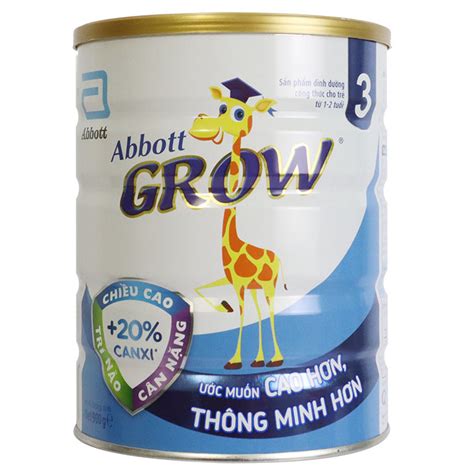 Sữa Abbott Grow 3 900g Trẻ Từ 1 2 Tuổi Chính Hãng Abbott Giá Rẻ Nhất