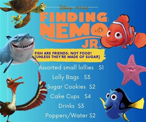 Golden Finding Nemo Jnr Starts Tonight The Time Has Come The Stage Is Set And All Our