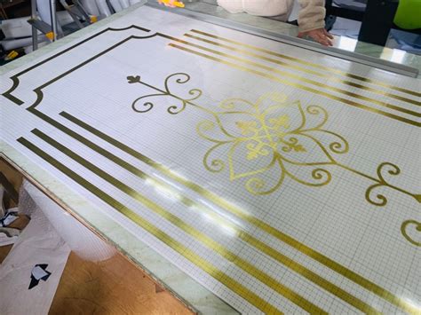 유리창 유리스티커 글자컷팅 시트컷팅 로고 골드 금색 시트 네이버 블로그