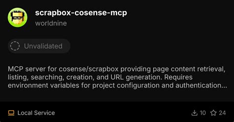 Scrapbox Cosense Mcp Mcp Servers · Lobehub