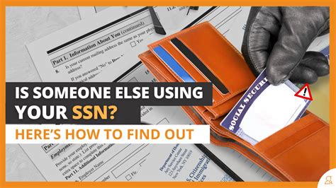 Is Someone Using Your SSN Key Signs What To Do Next