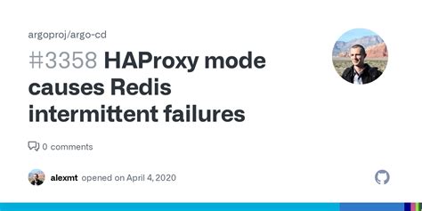 HAProxy Mode Causes Redis Intermittent Failures Issue 3358
