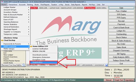 What Is The Process Of Offline Re Registration In Marg Software