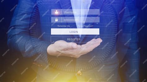 Premium Photo Cyber Security And Security Password Login Online Concept Hands Typing And