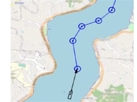 The Vessel Route Constructed By The Algorithm Download Scientific