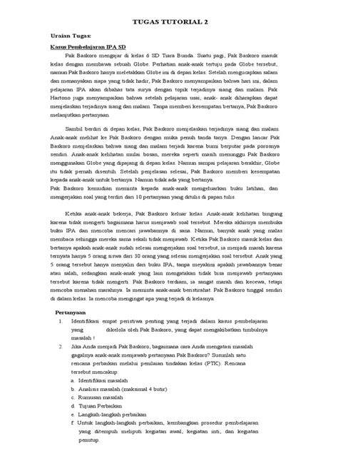 Tugas Tutorial 2 Pdf