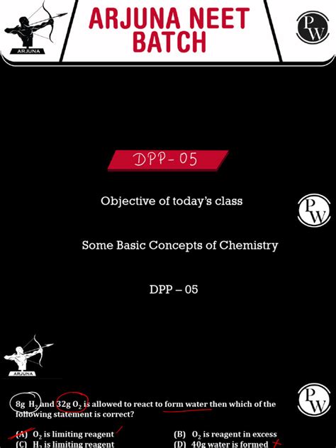 Some Basic Concepts Of Chemistry Dpp 05 Solution Notes Pdf