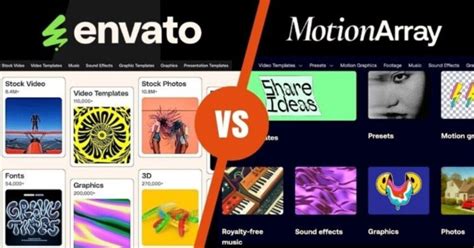 Envato Vs Motion Array Qual Plataforma é Melhor