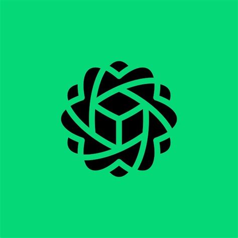 Premium Vector Scientific Hexagon Atomic Cube Technology Innovation Logo