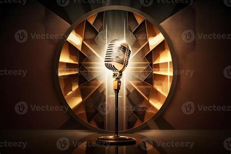 Retro Microphone Dynamic Microphone Neural Network 23469472 Stock