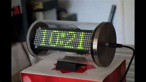 Led Matrix Clock In A Bottle With Wifi Arduino Esp8266 Youtube Led Matrix Arduino Wifi