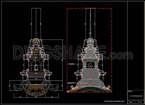 151 Free Download Of Detailed Autocad Architectural Drawings Of Column Heads And Balcony Windows