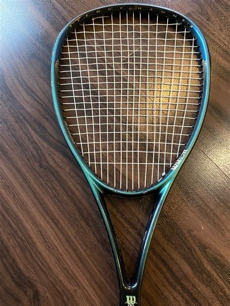Wilson Tennis Racket Sports Equipment Sports Games Racket Ball Sports On Carousell