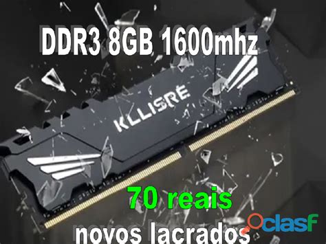 Memoria Ram Ddr3 8gb 1600mhz Em Recife Clasf Informatica