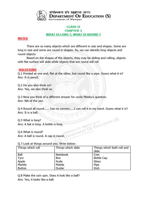 Class Ii Mathsch 1 Pdf