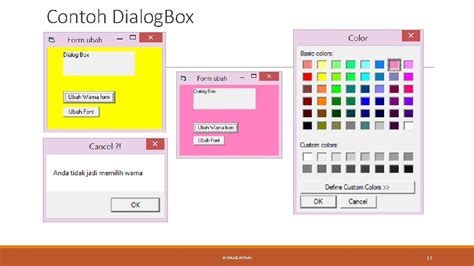 Message Box Input Box Dialog Box Visual Basic