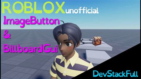 roblox billboardgui imagebutton click tutorial youtube
