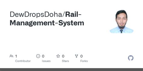 GitHub DewDropsDoha Rail Management System