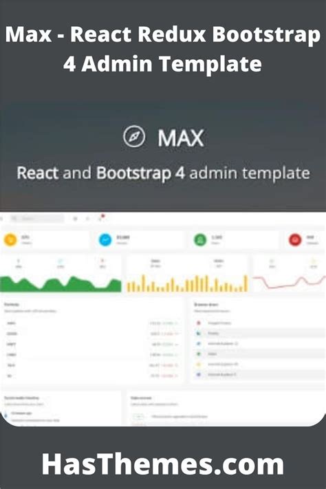max react redux bootstrap 4 admin template