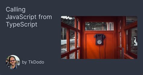 Calling Javascript From Typescript Tkdodos Blog