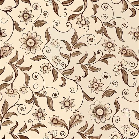 Premium Vector Flower Seamless Pattern Vector Illustration