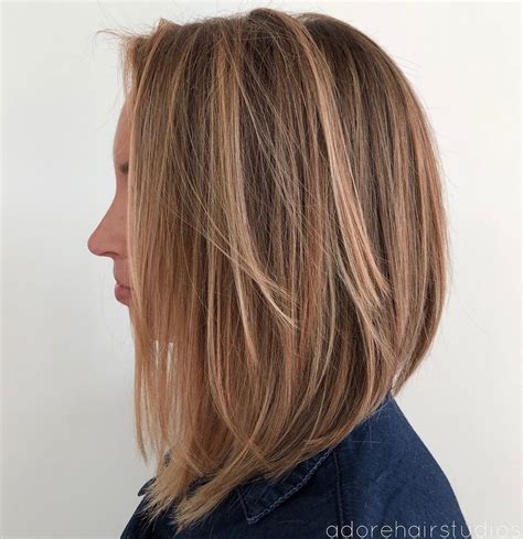 Chic Layered Longer Bob Long Layered Bob Hairstyles Layered Bob With