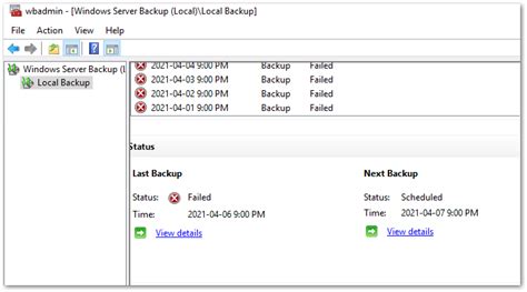 Windows Server Scheduled Backup Not Visible In Scheduled Tasks Server Fault