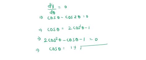 Solved Find The Points On The Cardioid R 1 − Cos θ At Which There Is A Horizontal Tangent