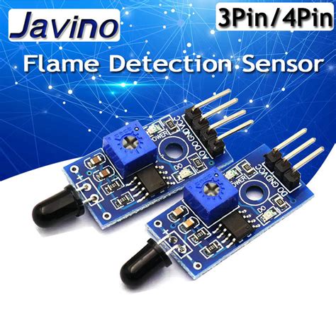 Lm393 34 핀 Ir 불꽃 감지 센서 모듈 화재 감지기 Arduino Diy 키트 용 적외선 수신기 모듈 가족 지능 시스템