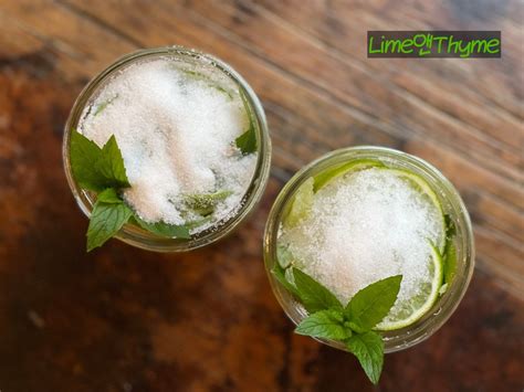 라임 민트 차청