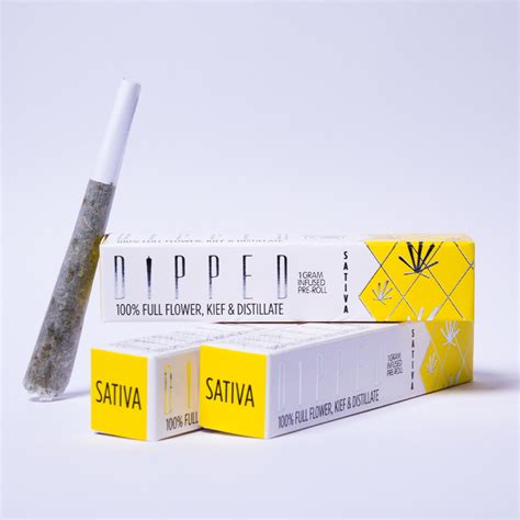 Dipped Pre Rolls Sativa Swifts Edibles