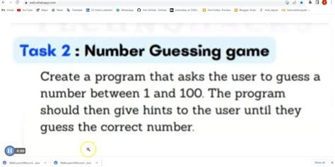 samruddhi patil on linkedin task technohacksedutech internship java