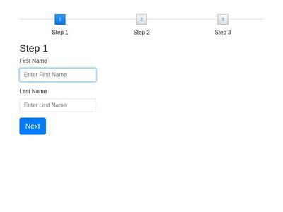 Bootstrap And JQuery Wizard Code Snippets