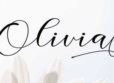 Olivia Font GraphicUX