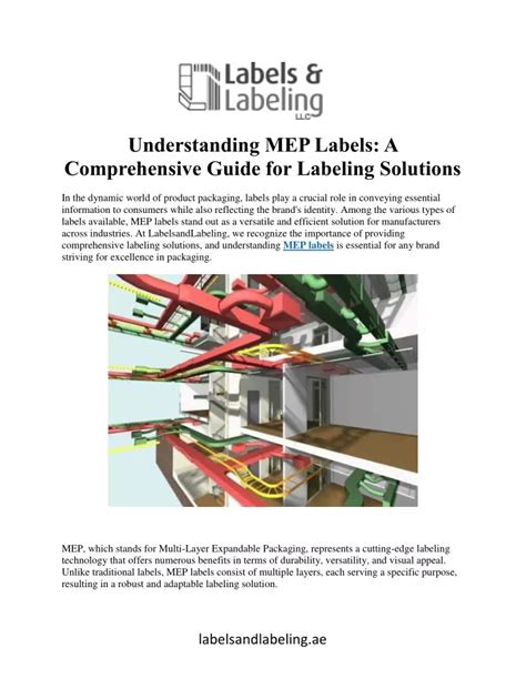 Ppt Understanding Mep Labels A Comprehensive Guide For Labeling