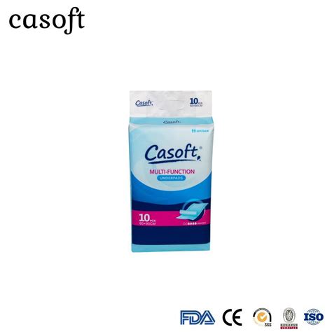 Casoft Oem Odm Cotton Non Woven Fabric Underpads Disposable Adult Bed