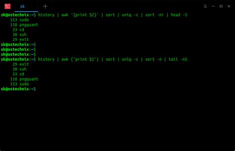How To Find Top Most Used Commands On Linux Ostechnix