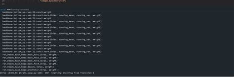 While Training The Training Process Is Struck At Iteration 0 · Issue