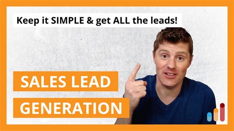 How To Generate Sales Leads SIMPLE Lead Generation Breakthrough Marketing Secrets