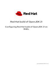 Red Hat Build Of Openjdk Configuring Red Hat Build Of Openjdk On
