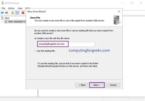 How To Add DNS Forward Lookup Zone In Windows Server ComputingForGeeks